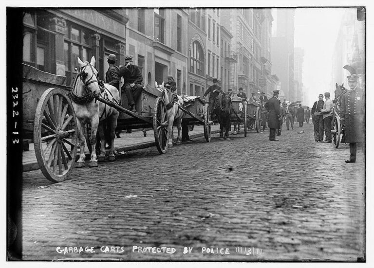 Lovely photos of the horrible New York garbage strike of 1911 - The ...