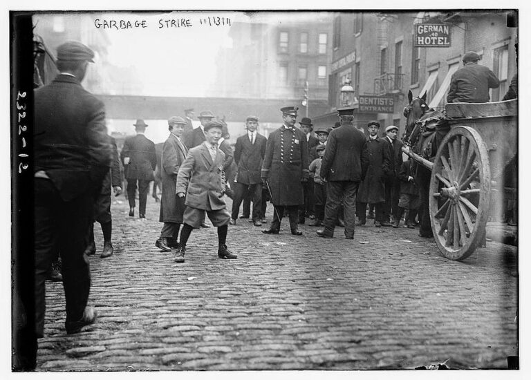 Lovely photos of the horrible New York garbage strike of 1911 - The ...
