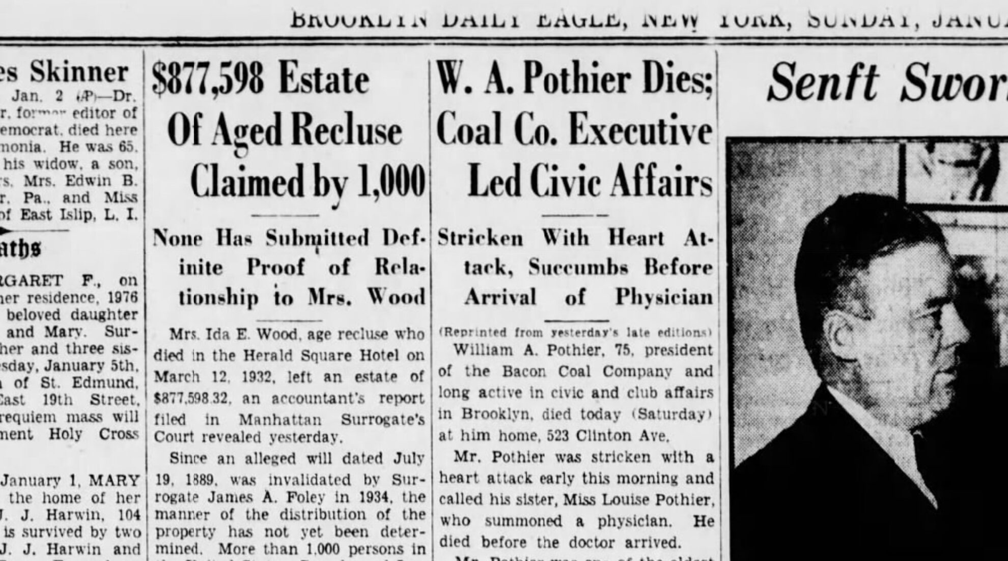 The Recluse of Herald Square: The Mystery of Ida Wood - The Bowery Boys ...