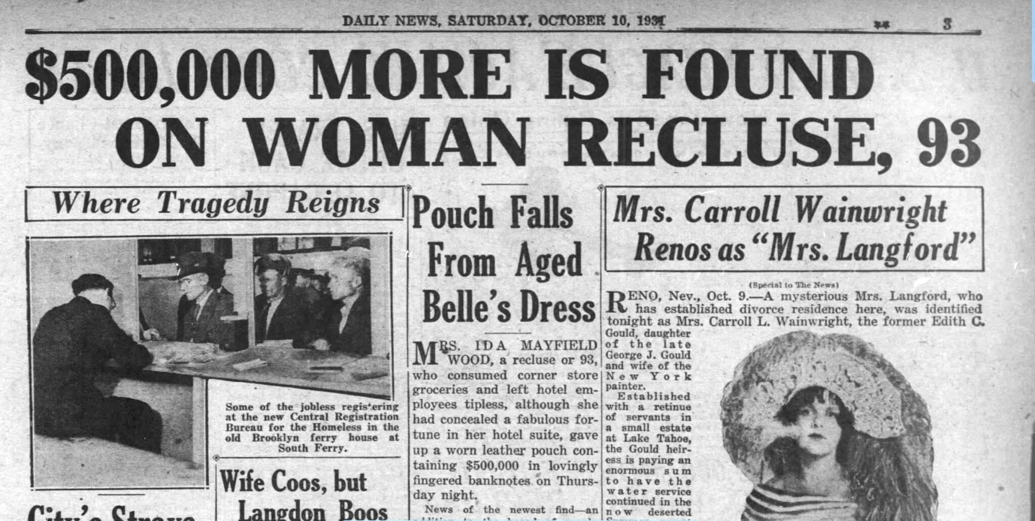 The Recluse of Herald Square: The Mystery of Ida Wood - The Bowery Boys ...